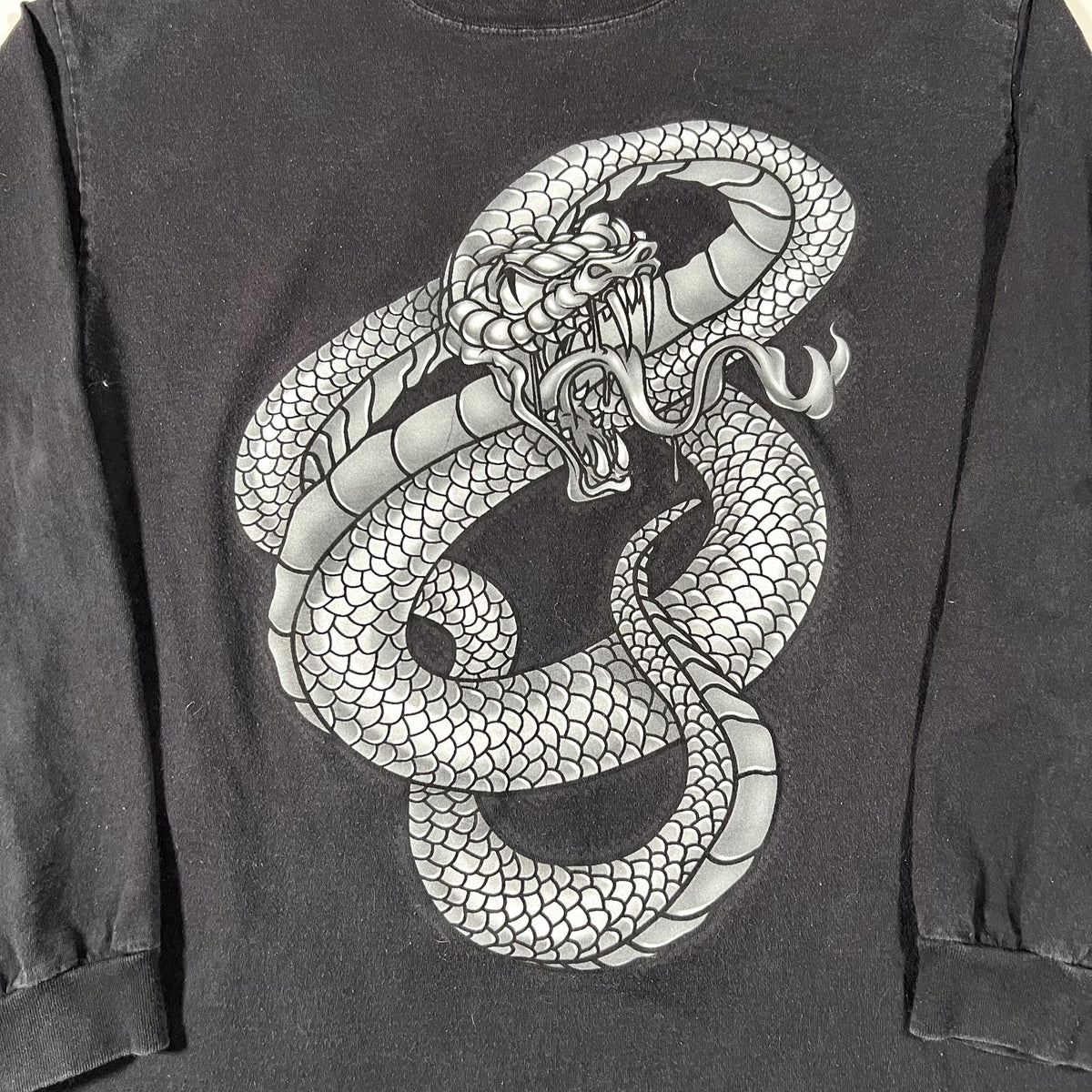 Vintage 90’s JNCO Snake Graphic Long Sleeve T-Shirt – CobbleStore Vintage