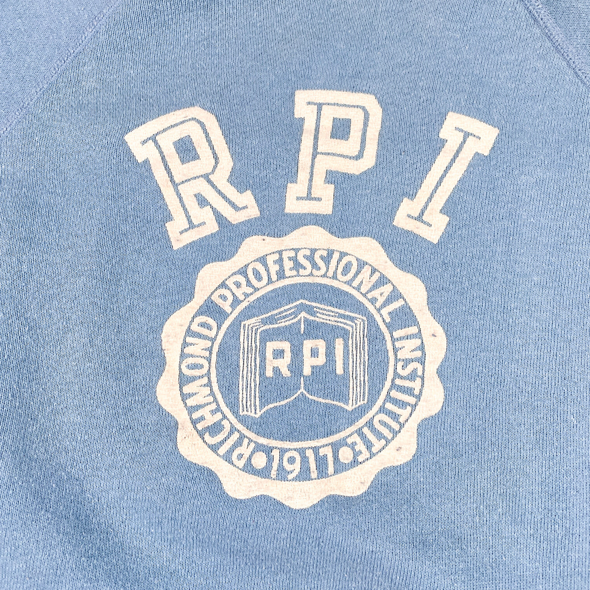 Vintage 60's RPI Richmond Professional Institute Flocked Sweatshirt ...