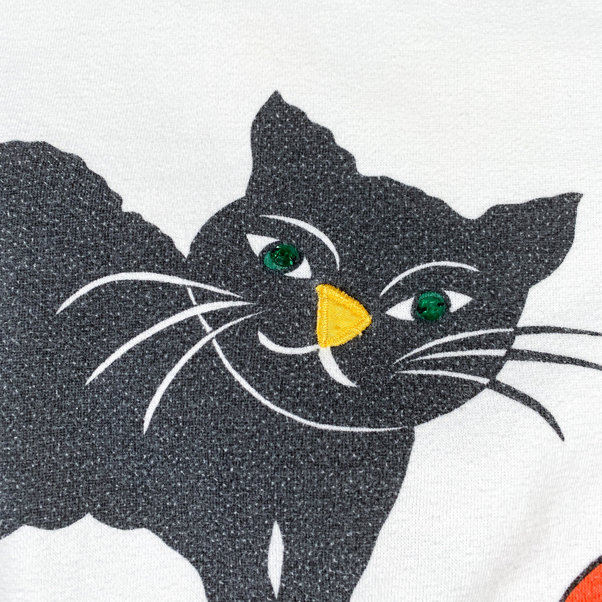 Vintage 80's Halloween Boo! Cat Crewneck Sweatshirt – CobbleStore Vintage