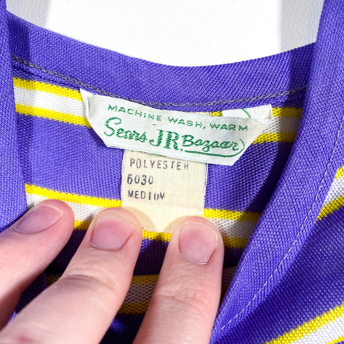 Vintage 70's Sears Jr Bazaar Striped Tank Top – CobbleStore Vintage