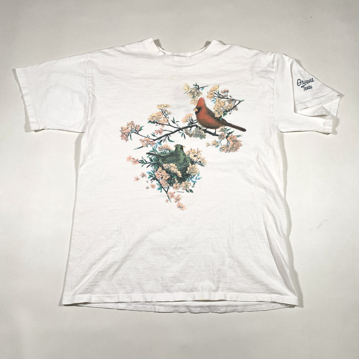 Vintage 1994 Gruene Texas Cardinal Bird T-Shirt – CobbleStore Vintage