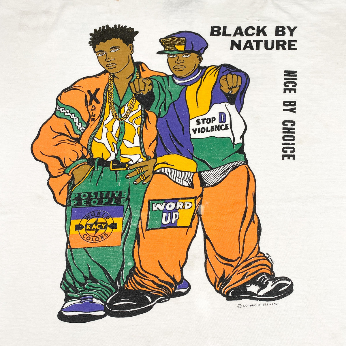 Vintage 1992 Kacy World Colors Positive People T-Shirt – CobbleStore ...