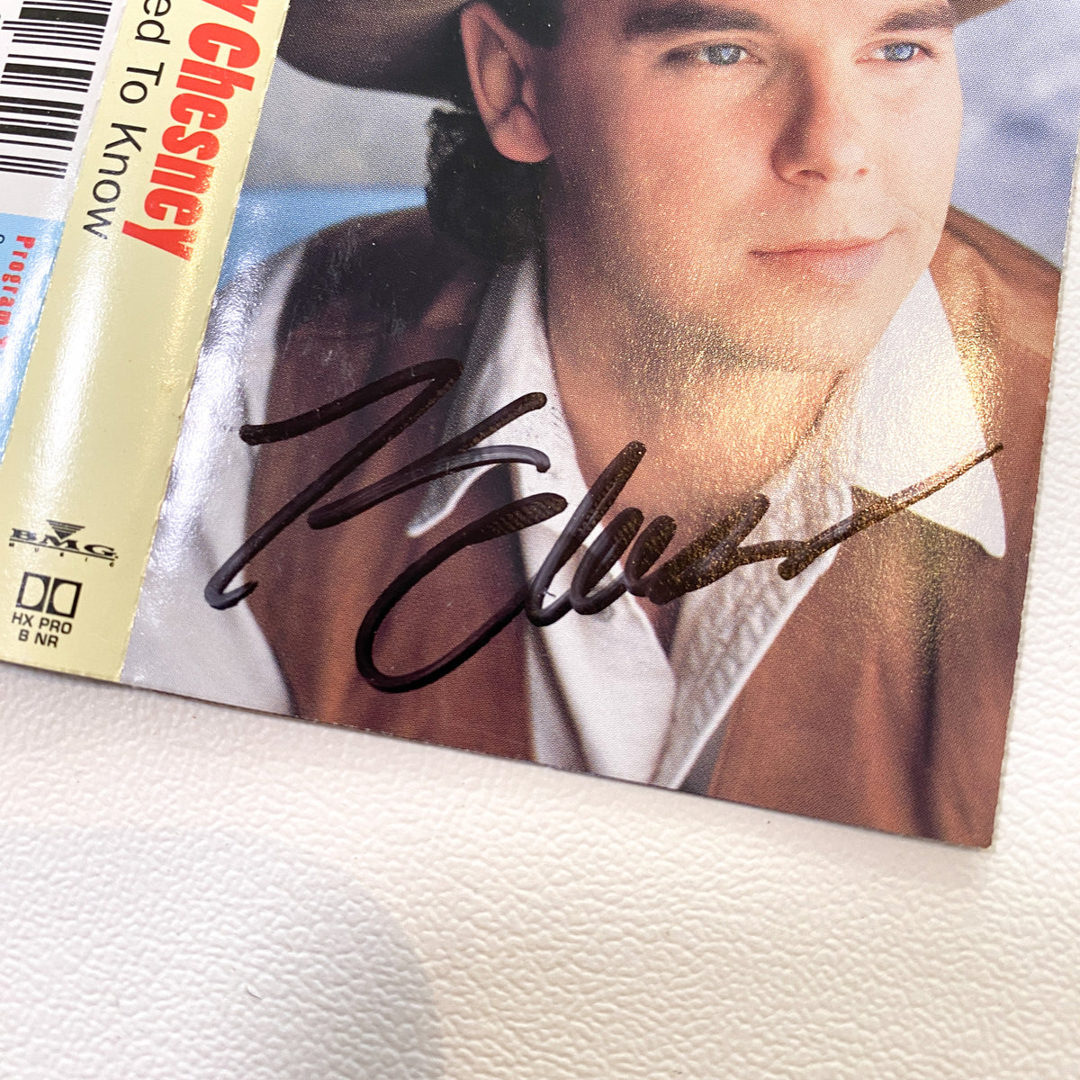 Vintage 1995 Kenny Chesney Autographed All I Need To Know Cassette Tap ...