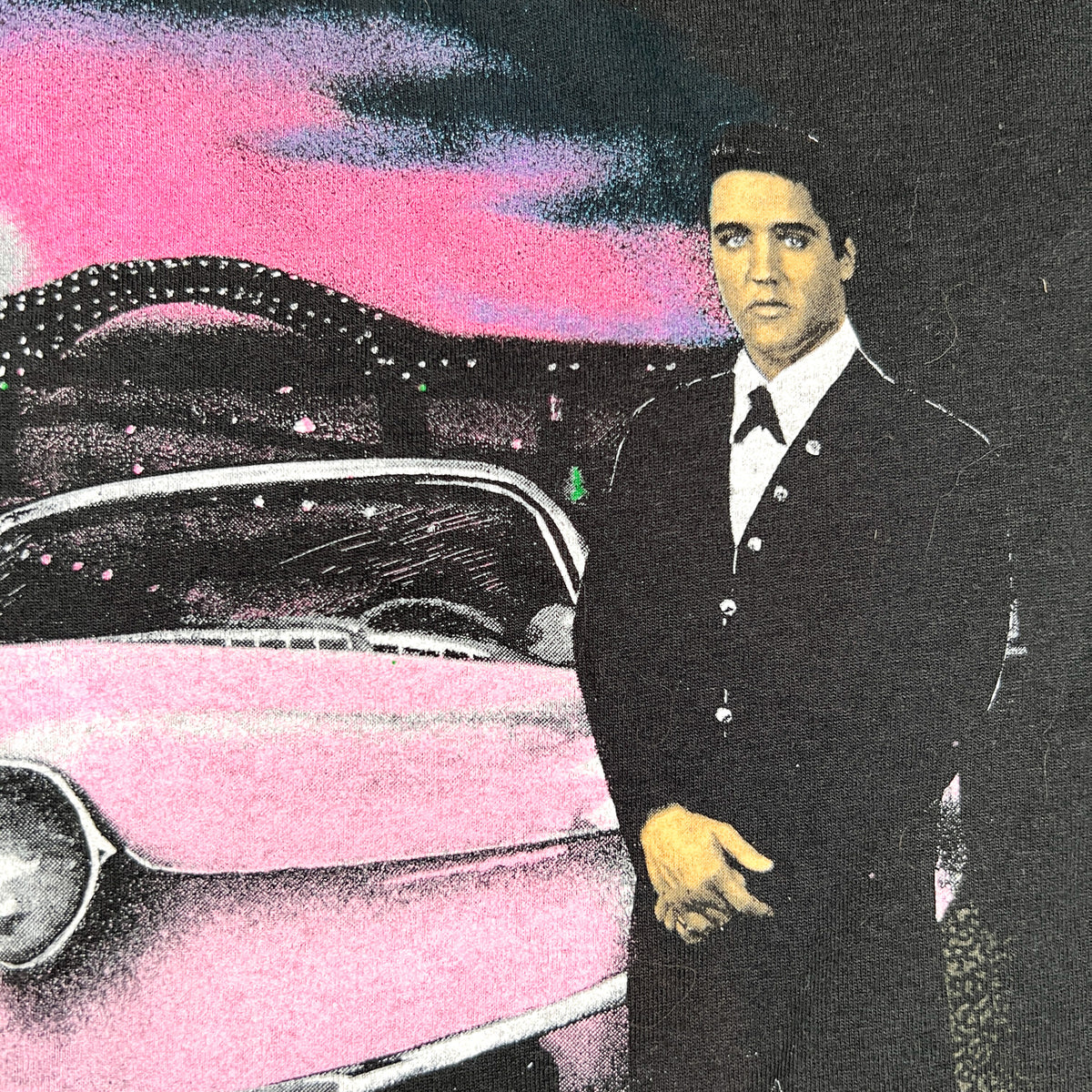 Vintage 90's Elvis Presley Classic Car T-Shirt – CobbleStore Vintage