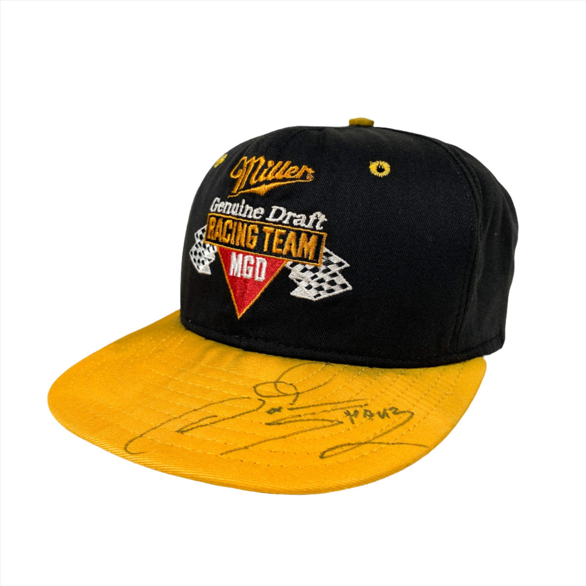 Vintage 90's Miller Racing Team NASCAR Autograph Hat – CobbleStore Vintage