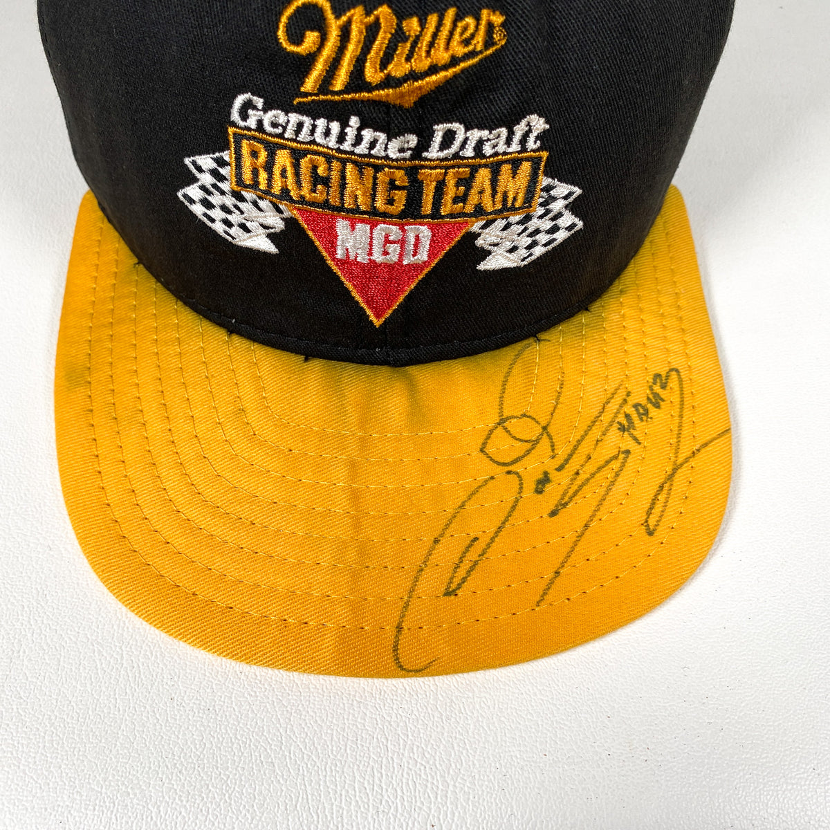 Vintage 90's Miller Racing Team NASCAR Autograph Hat – CobbleStore Vintage