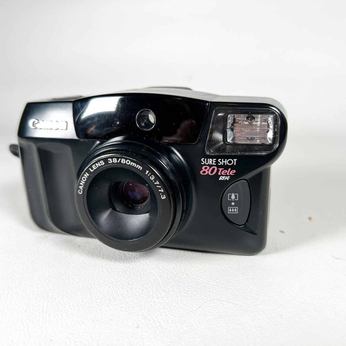 Vintage 1991 Canon Sure Shot 80 Tele 35mm Film Camera – CobbleStore Vintage