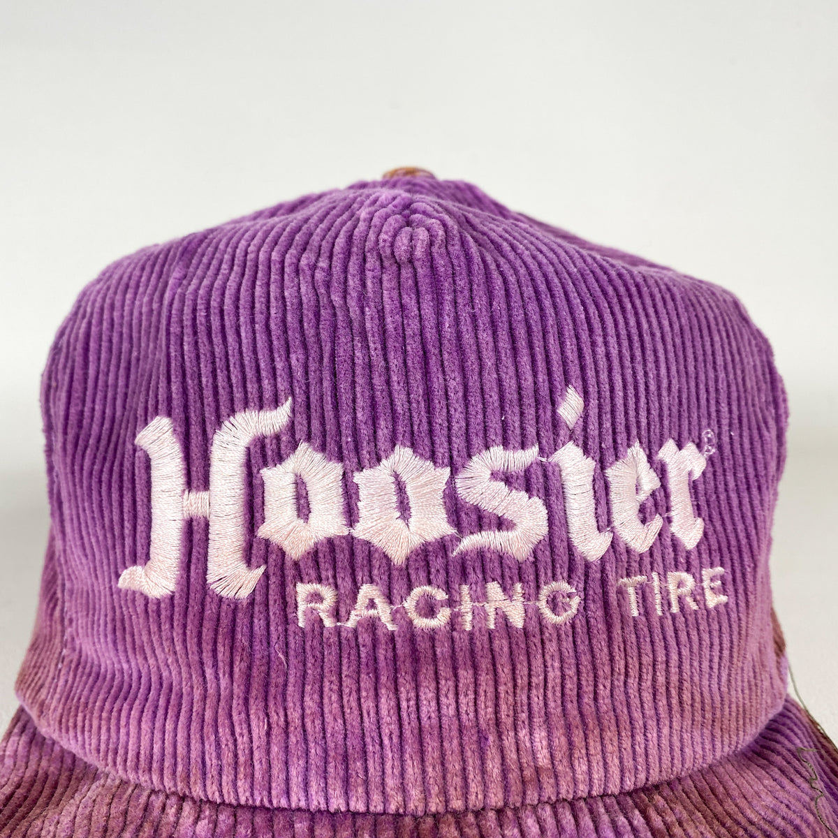 Vintage 80's Hoosier Racing Tire Purple Corduroy Hat – CobbleStore Vintage