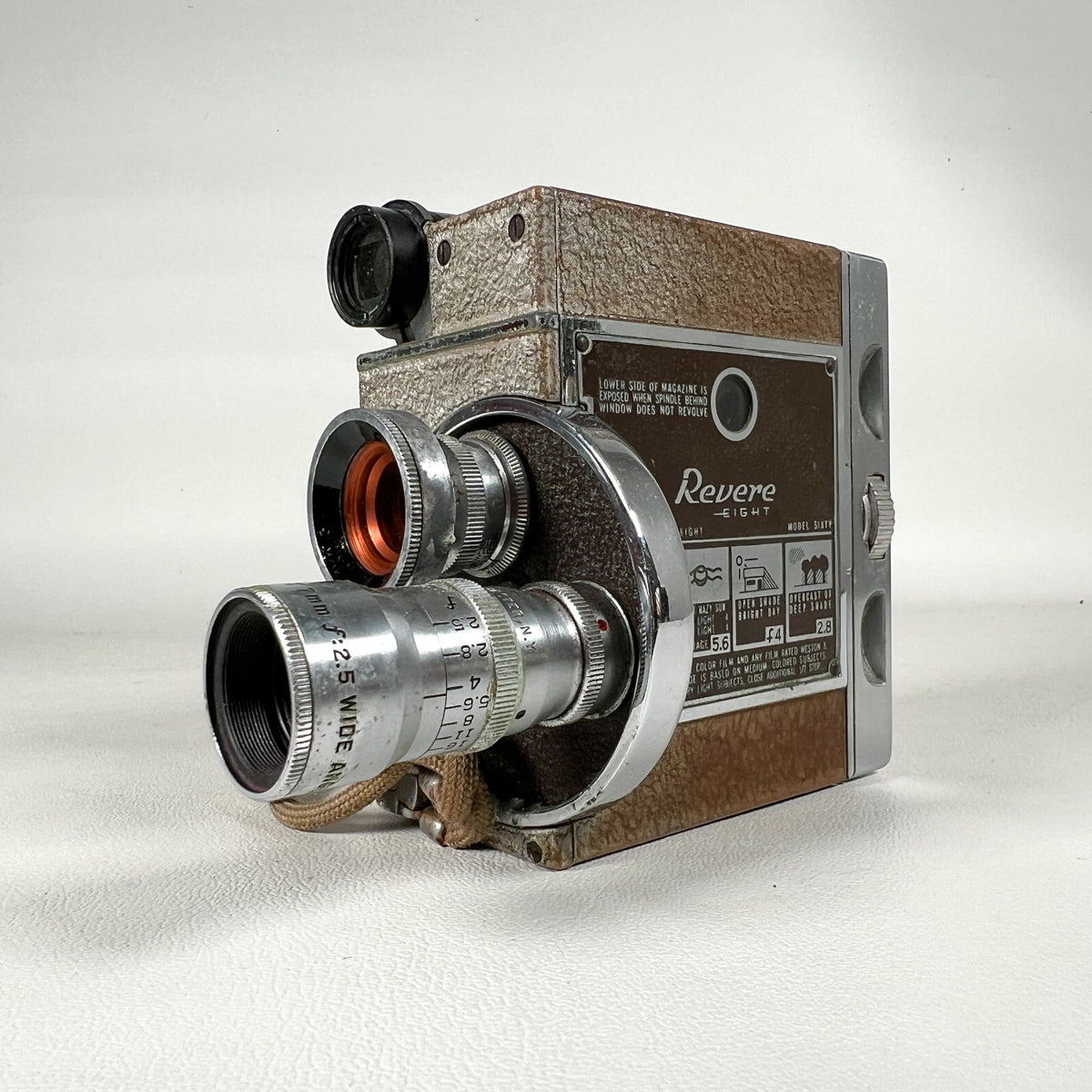 Vintage 1947 Revere Eight Model Sixty 8mm Film Movie Camera ...