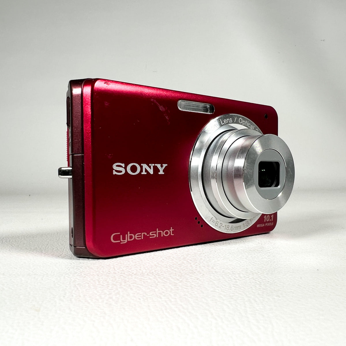 Modern 2009 Sony Cyber-shot DSC-W180 10.1MP Red Digital Camera ...
