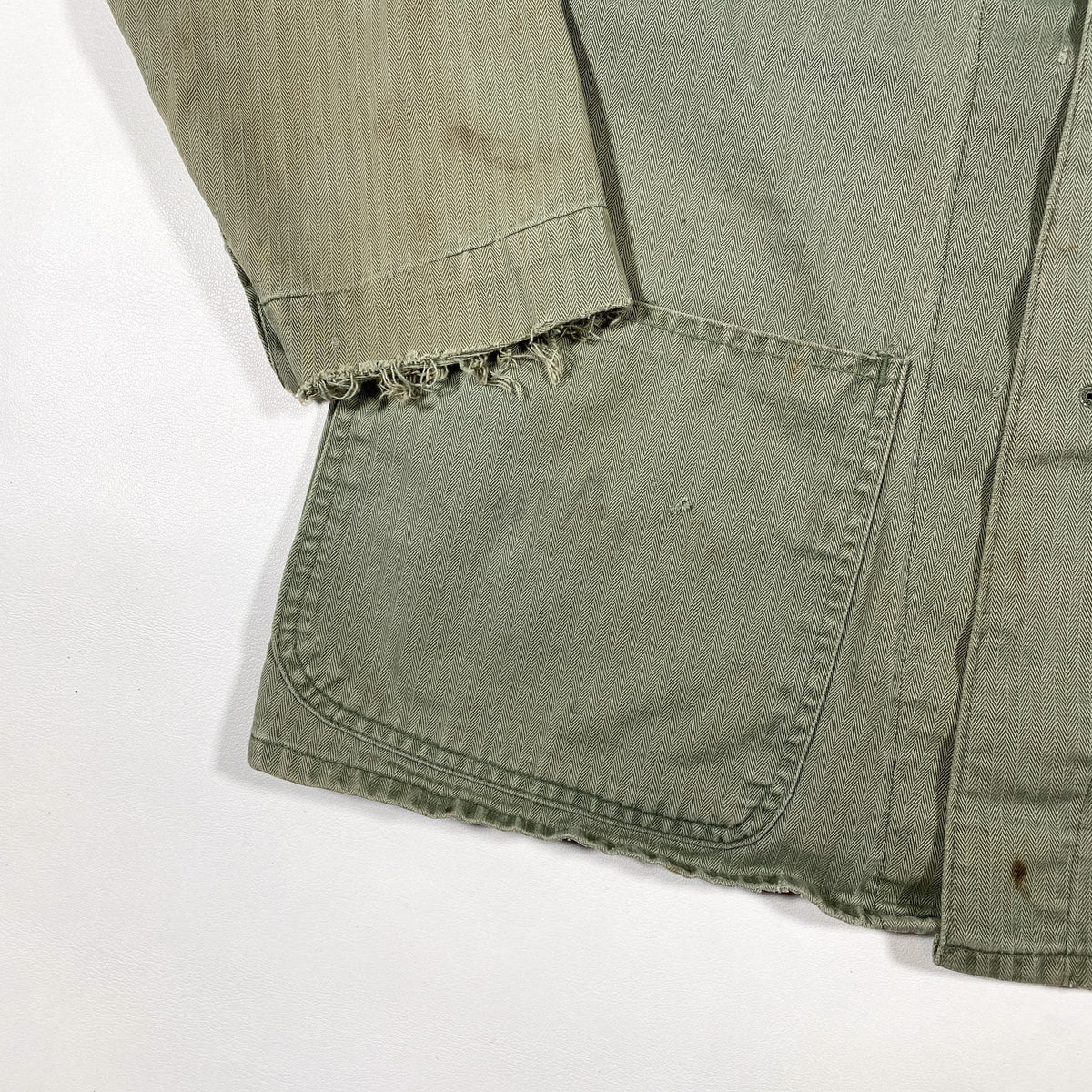 Vintage 1940's US Marine Corps HBT Liberty Bell Patch Jacket ...