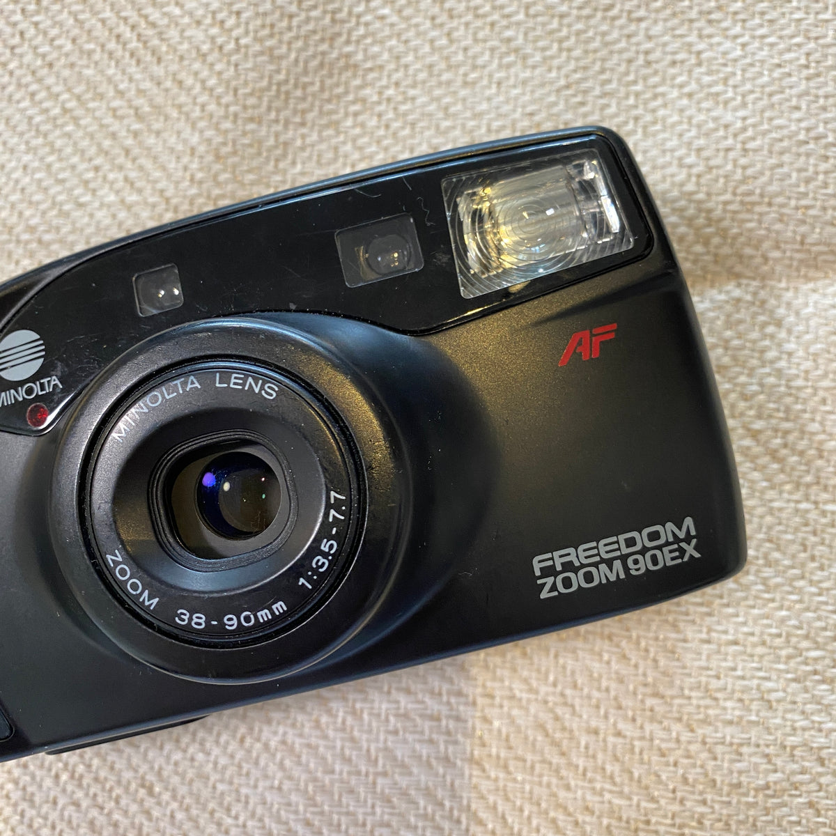 Vintage 80's Minolta Freedom Zoom 90EX 35mm Film Camera – CobbleStore ...