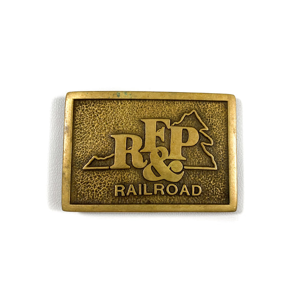 Vintage 70's Richmond Fredericksburg and Potomac Railroad Belt Buckle ...