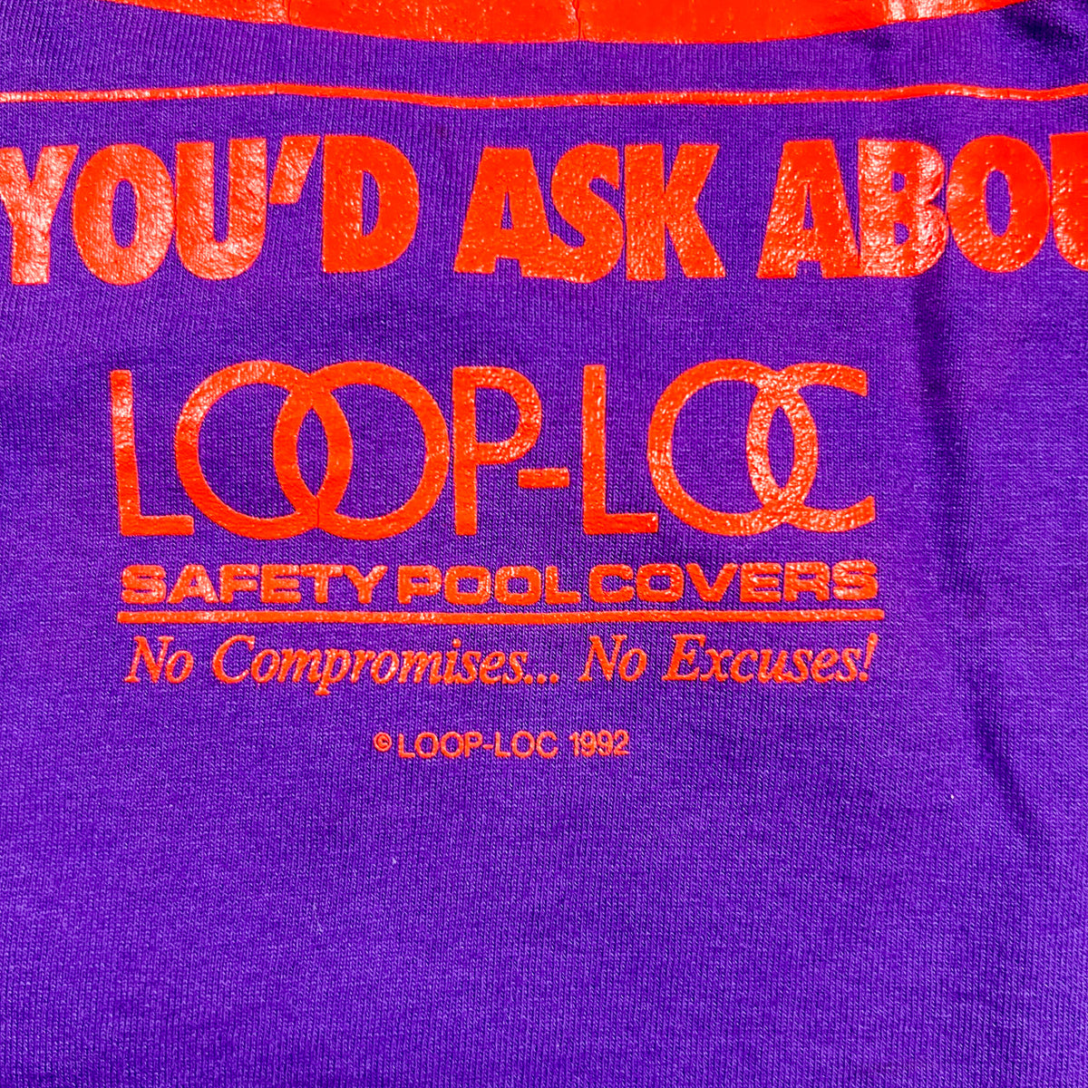 Vintage 1992 Loop-Loc Elephant Safety Pool Covers T-Shirt – CobbleStore ...