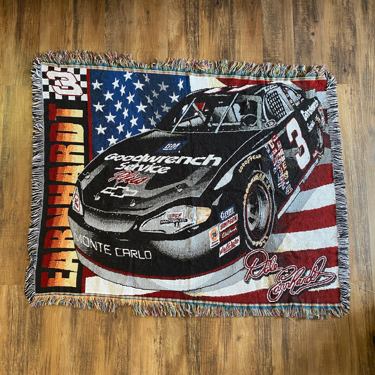 Vintage 90's Dale Earnhardt NASCAR Throw Blanket – CobbleStore Vintage