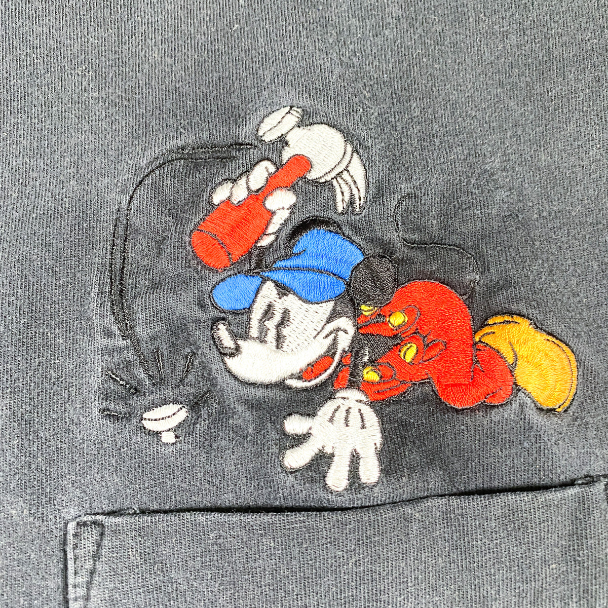 Vintage 90's Mickey Mouse Worker Pocket T-Shirt – CobbleStore Vintage