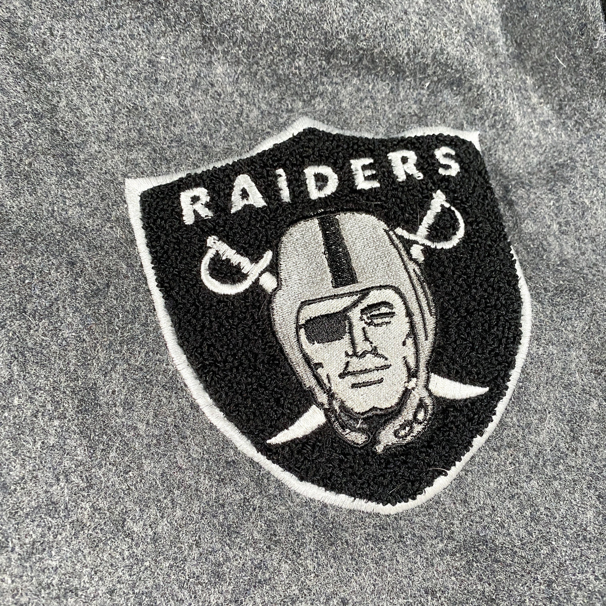 Modern Y2K Oakland Raiders Varsity Jacket – CobbleStore Vintage