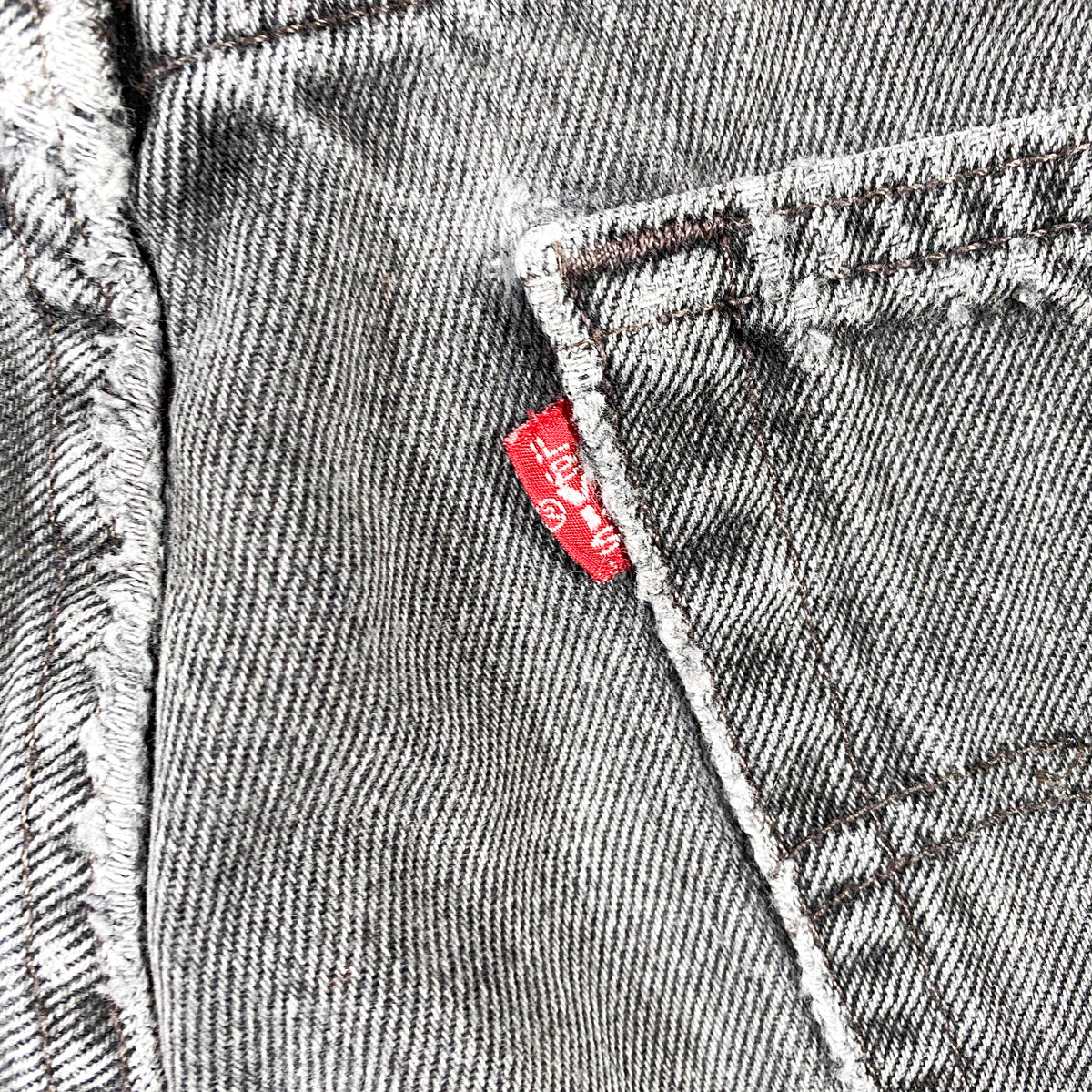 Vintage 2000 Levi's 505 Black Cut-off Denim Shorts – CobbleStore Vintage