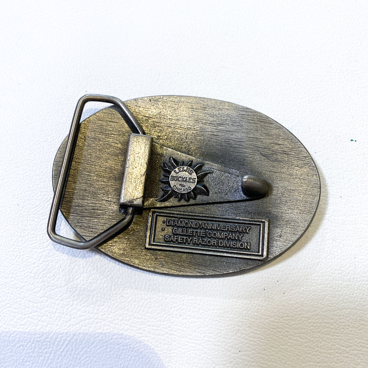 Vintage 1976 Gillette Razors 75 Years Belt Buckle – CobbleStore Vintage