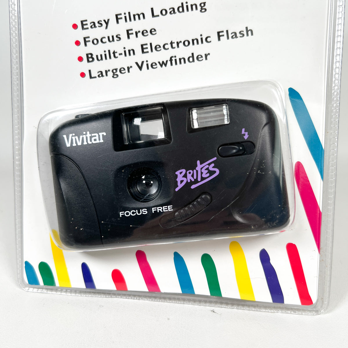 Vintage 1997 Vivitar Brites Big View 35mm Point & Shoot Film Camera ...