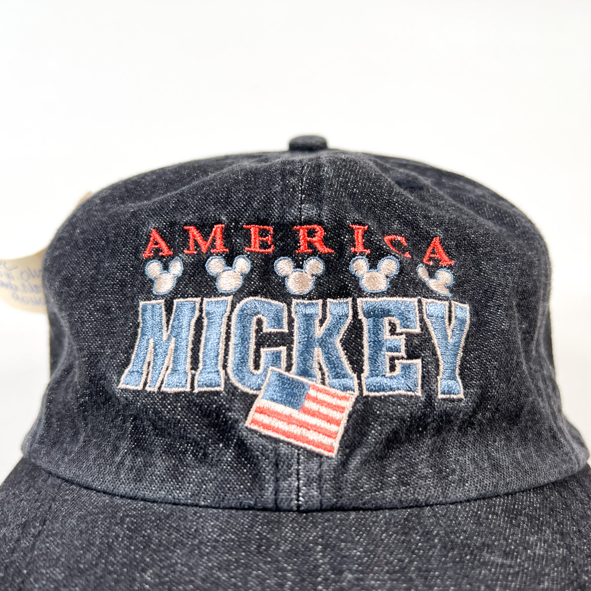 Vintage 90's Mickey Mouse America Denim Sample Hat – CobbleStore Vintage
