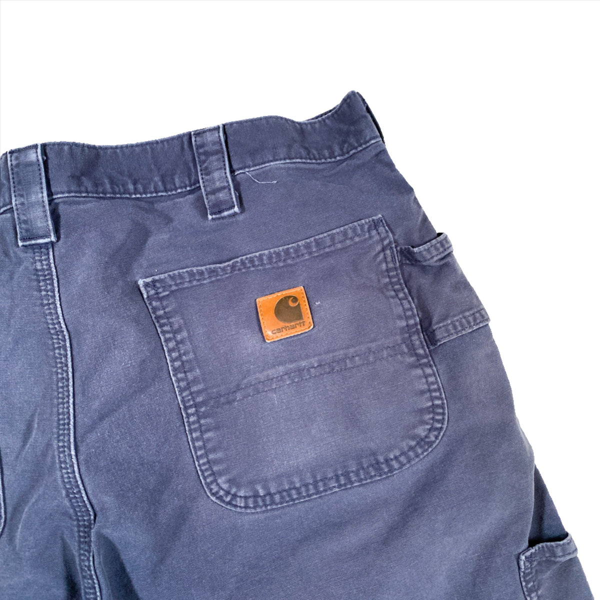 Modern 2015 Carhartt B147 Navy Blue Carpenter Shorts – CobbleStore Vintage