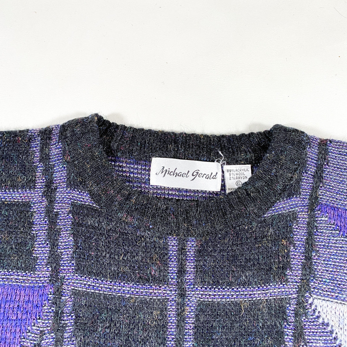 Vintage 80's Michael Gerald Vortex Crewneck Sweater – CobbleStore Vintage