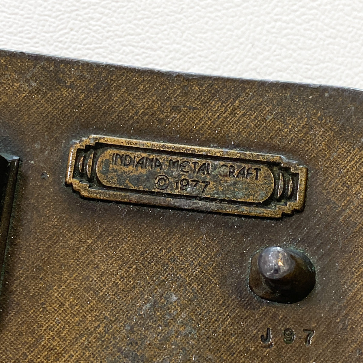 Vintage 1977 Indiana Metalcraft Deer Belt Buckle – CobbleStore Vintage