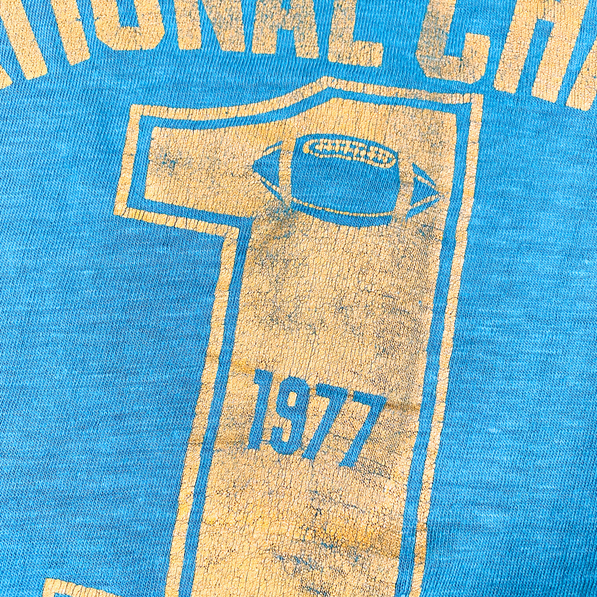 Vintage 1977 Notre Dame Green Machine Football T-Shirt – CobbleStore ...