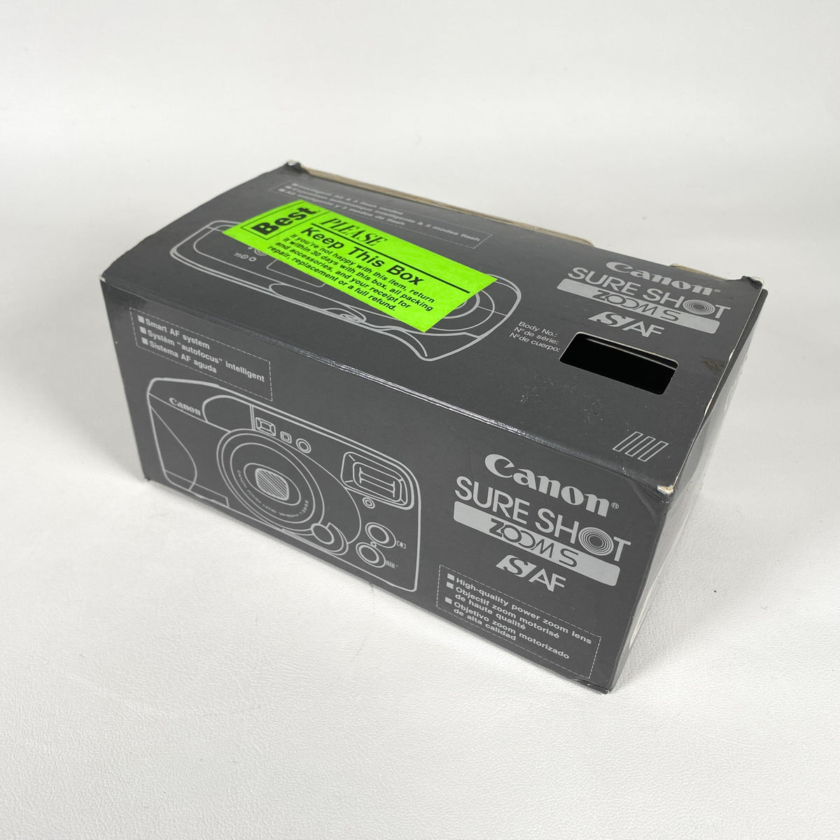 Vintage 1989 Canon Sure Shot Zoom S 35mm Film Camera – CobbleStore Vintage