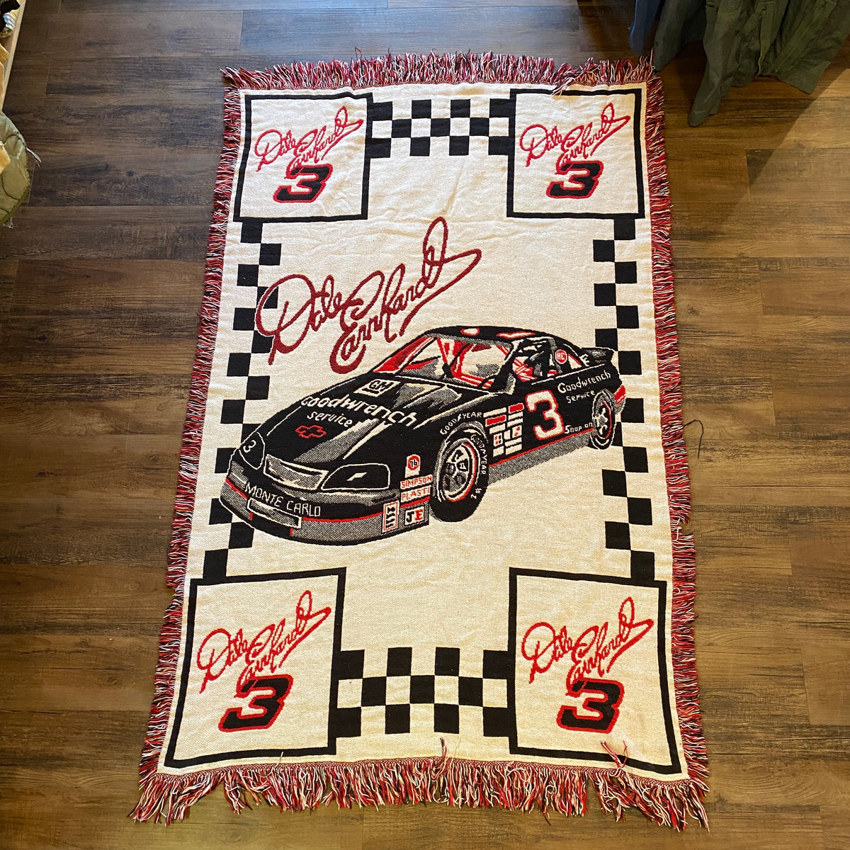 Vintage 90's Dale Earnhardt NASCAR Throw Blanket – CobbleStore Vintage