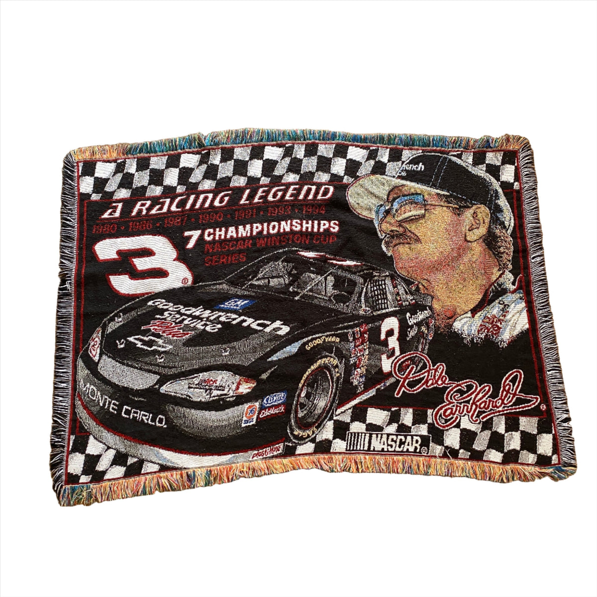 Vintage 1994 Dale Earnhardt 7 Time Champ Blanket – CobbleStore Vintage