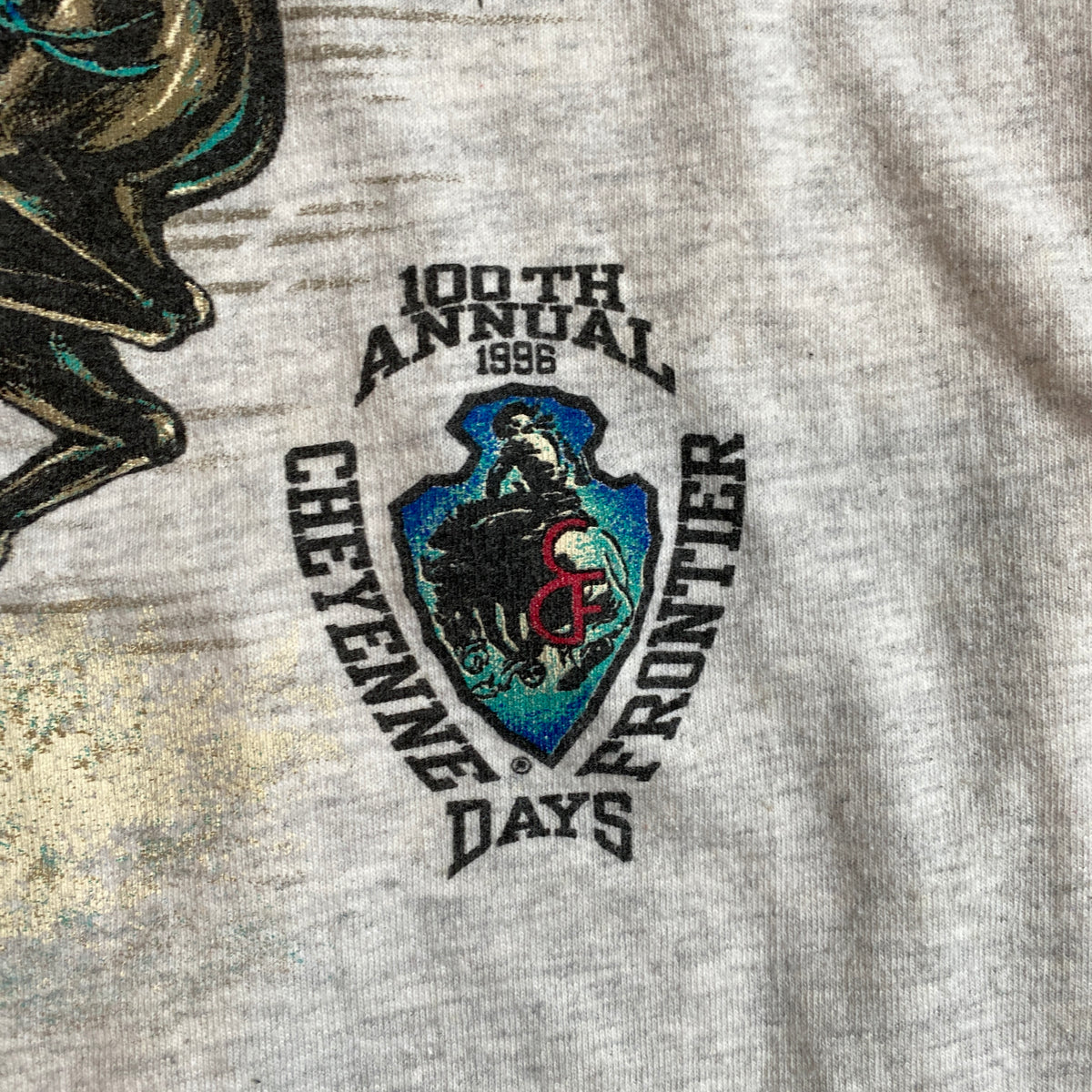 Vintage 1996 Cheyenne Frontier Days Rodeo T-Shirt – CobbleStore Vintage