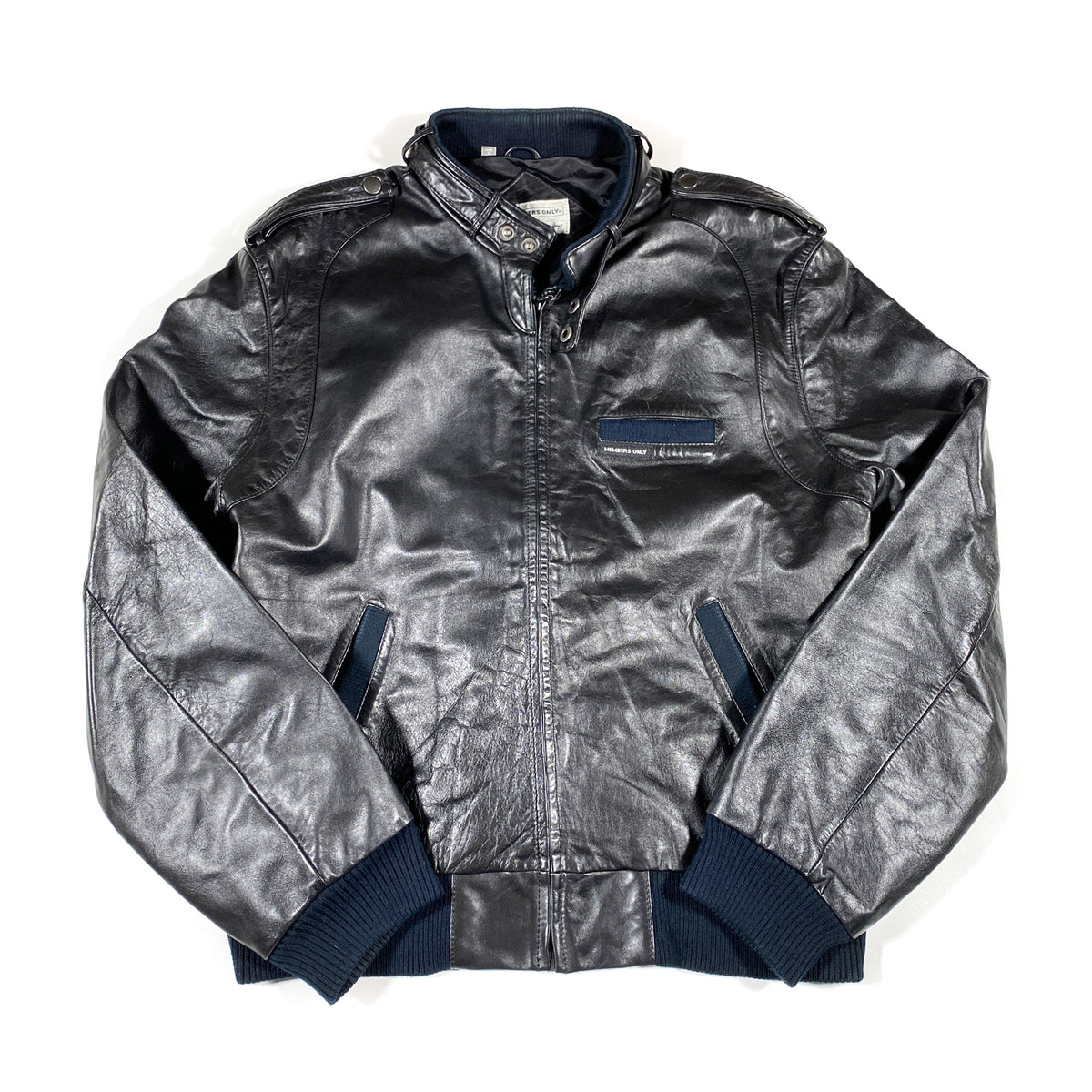 Vintage 80's Members Only Leather Jacket – CobbleStore Vintage