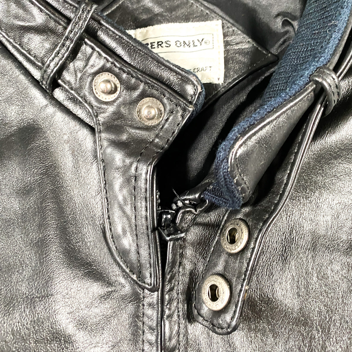 Vintage 80's Members Only Leather Jacket – CobbleStore Vintage