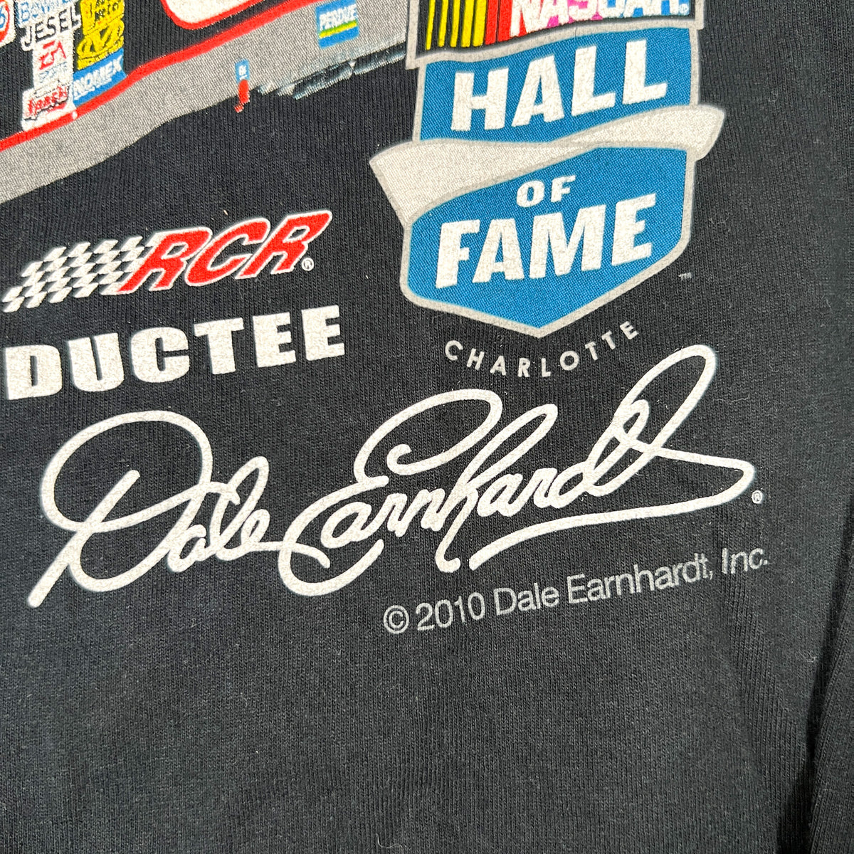 Modern 2010 NASCAR Dale Earnhardt Hall of Fame Long Sleeve T-Shirt ...