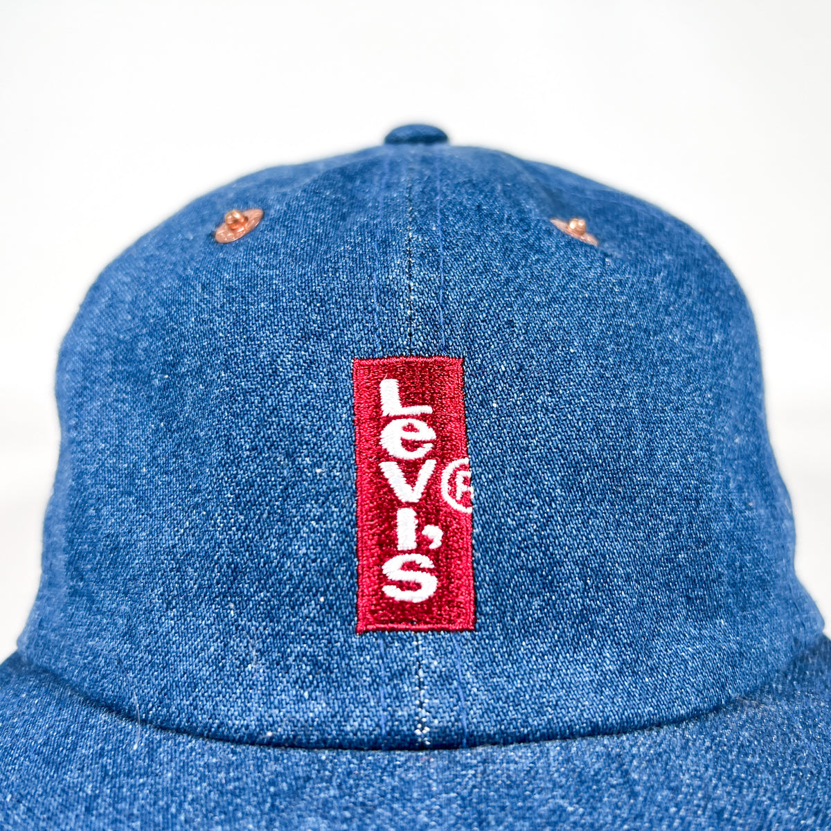 Vintage 90's Levi’s Riveted Red Tab Sample Denim Hat – CobbleStore Vintage