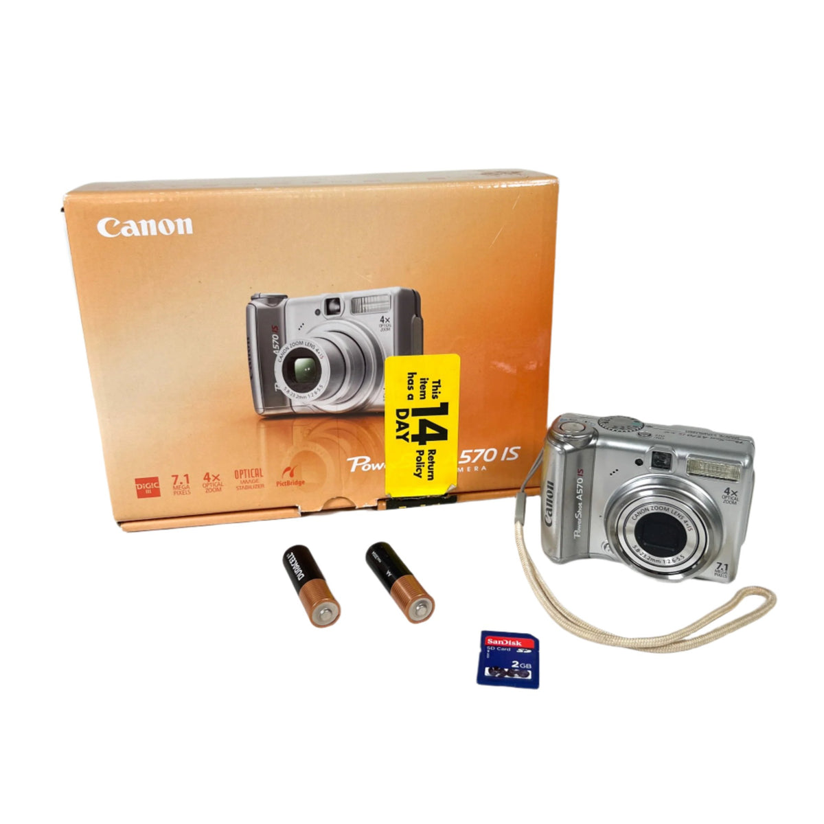 Modern 2007 Canon Powershot A570 IS Digital Camera – CobbleStore Vintage