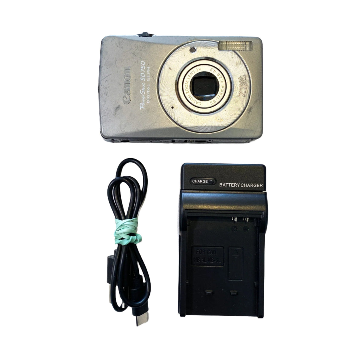 Modern 2007 Canon Powershot ELPH SD750 Digital Camera – CobbleStore Vintage