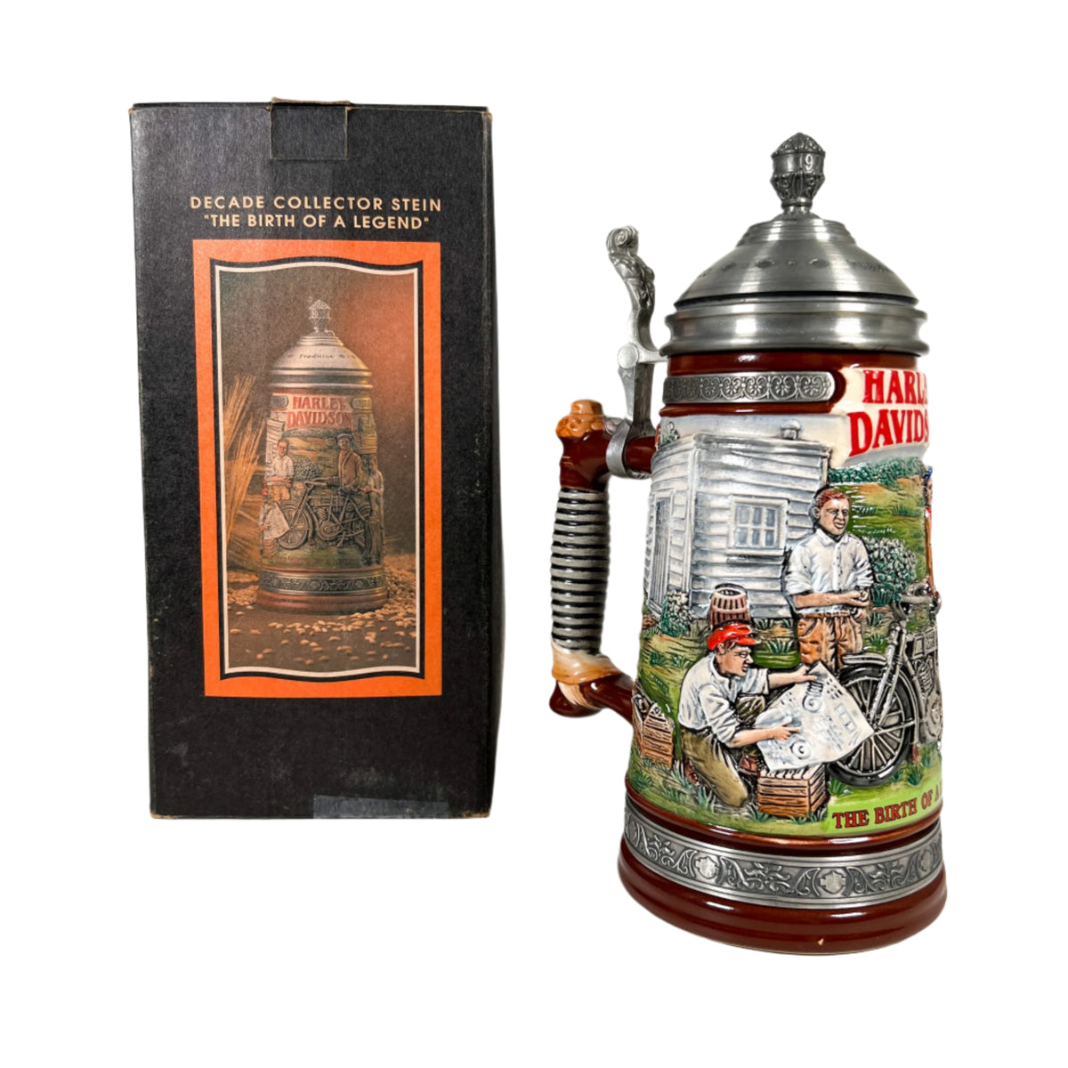Vintage 1993 Harley Davidson “Birth of a Legend” Collector Stein ...
