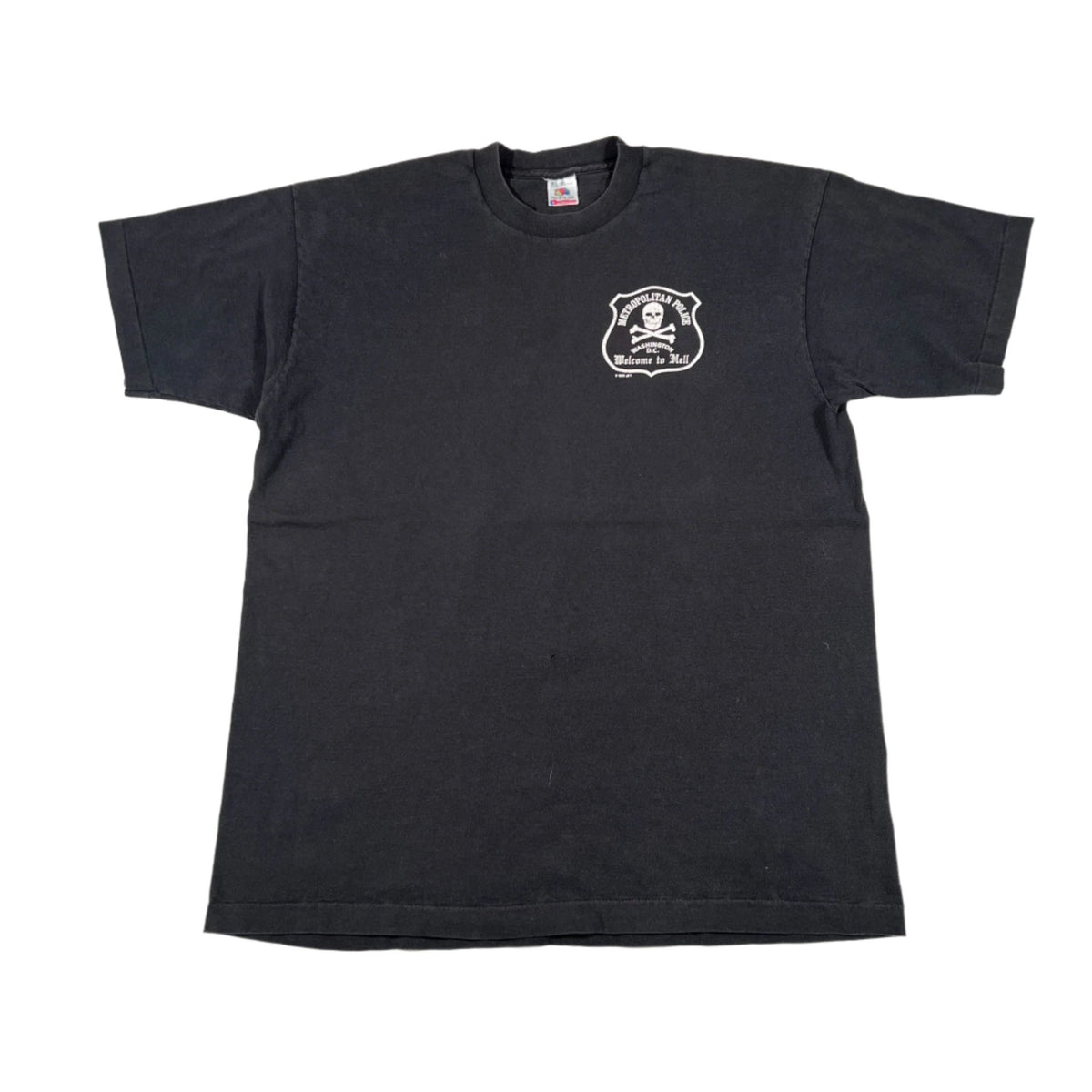 Vintage 1993 Welcome to Hell DC Police Novelty T-Shirt – CobbleStore ...
