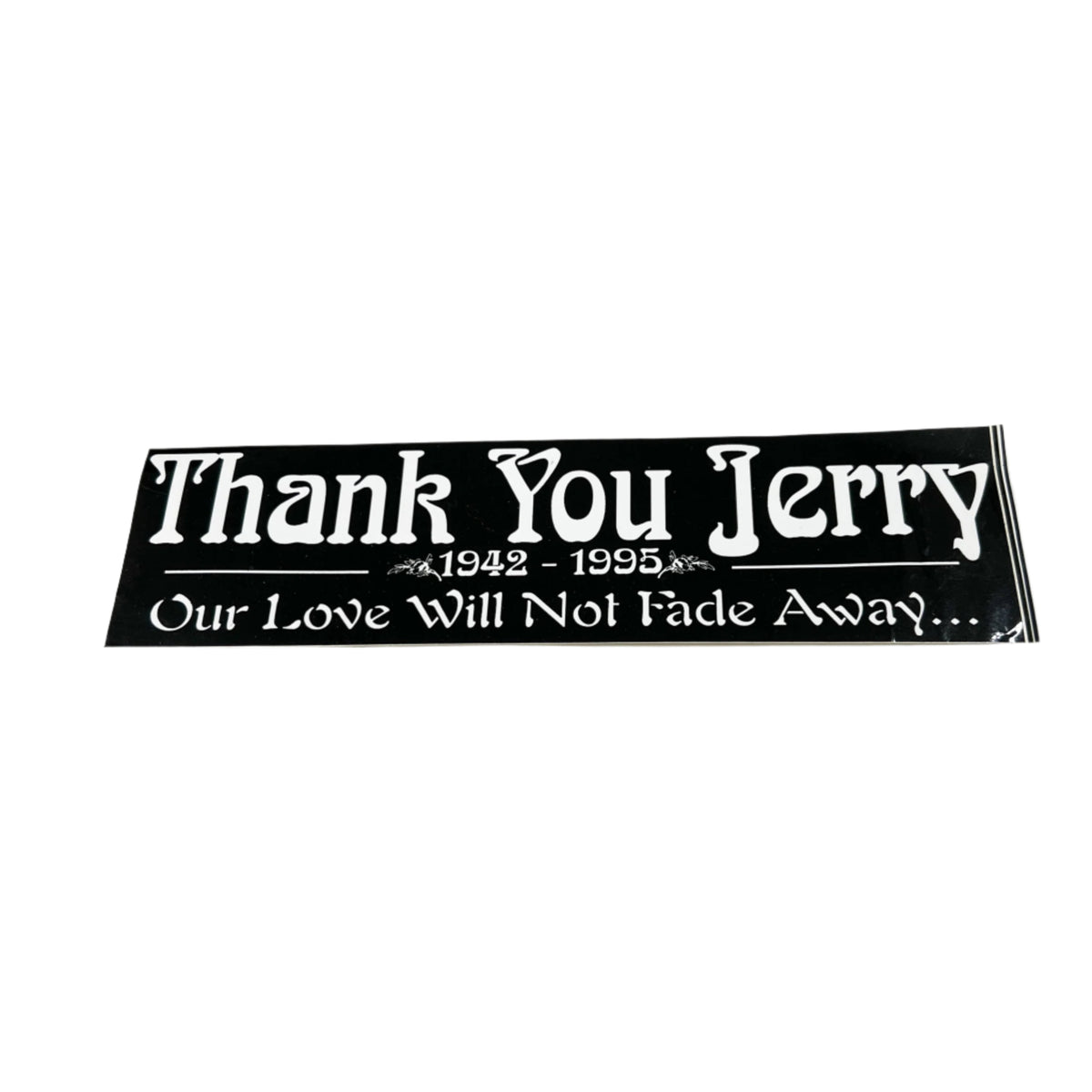 Vintage 1995 Thank You Jerry Grateful Dead Bumper Sticker – CobbleStore ...