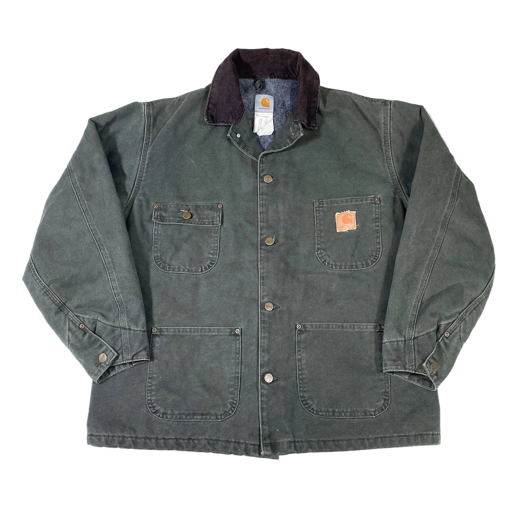Vintage 2002 Carhartt Blanket Lined C02 MOS Chore Coat Jacket ...