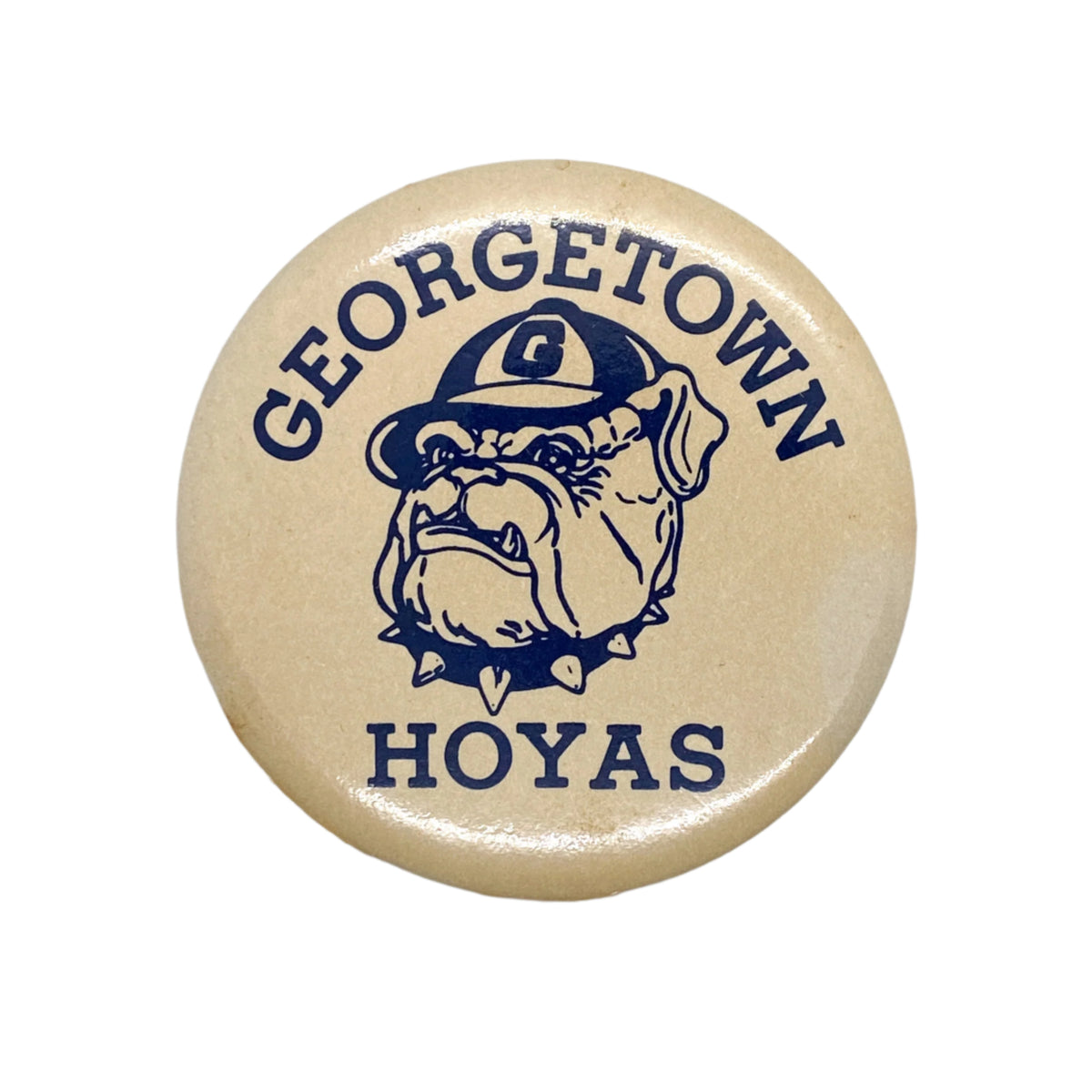 Vintage 80's Georgetown Hoyas Big Button – CobbleStore Vintage