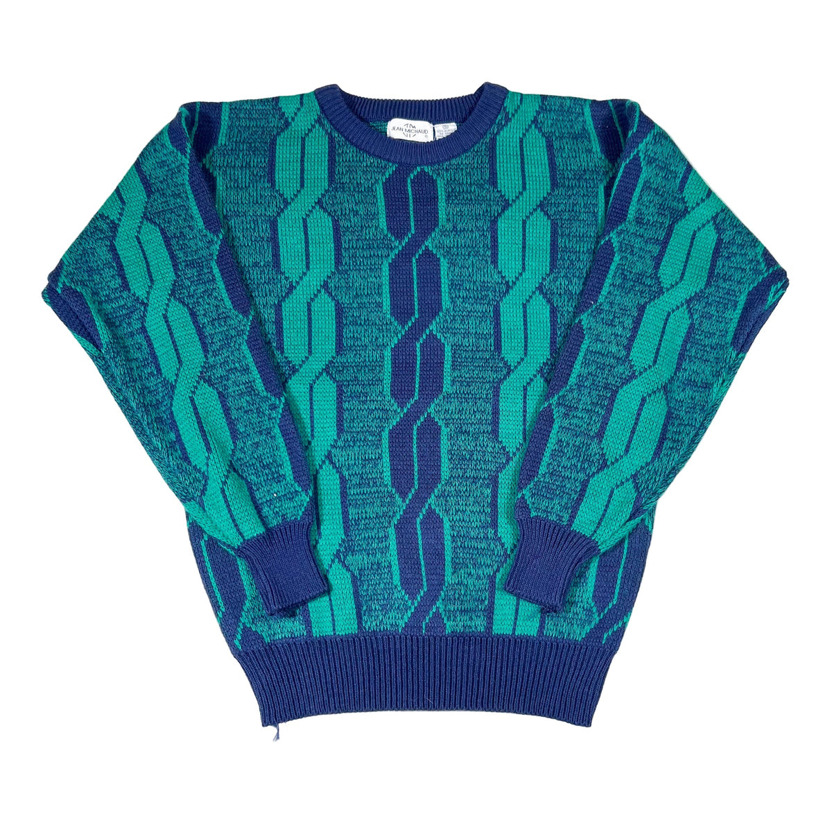 Vintage 90’s Jean Michaud “Cool S” Pattern Knit Sweater – CobbleStore ...