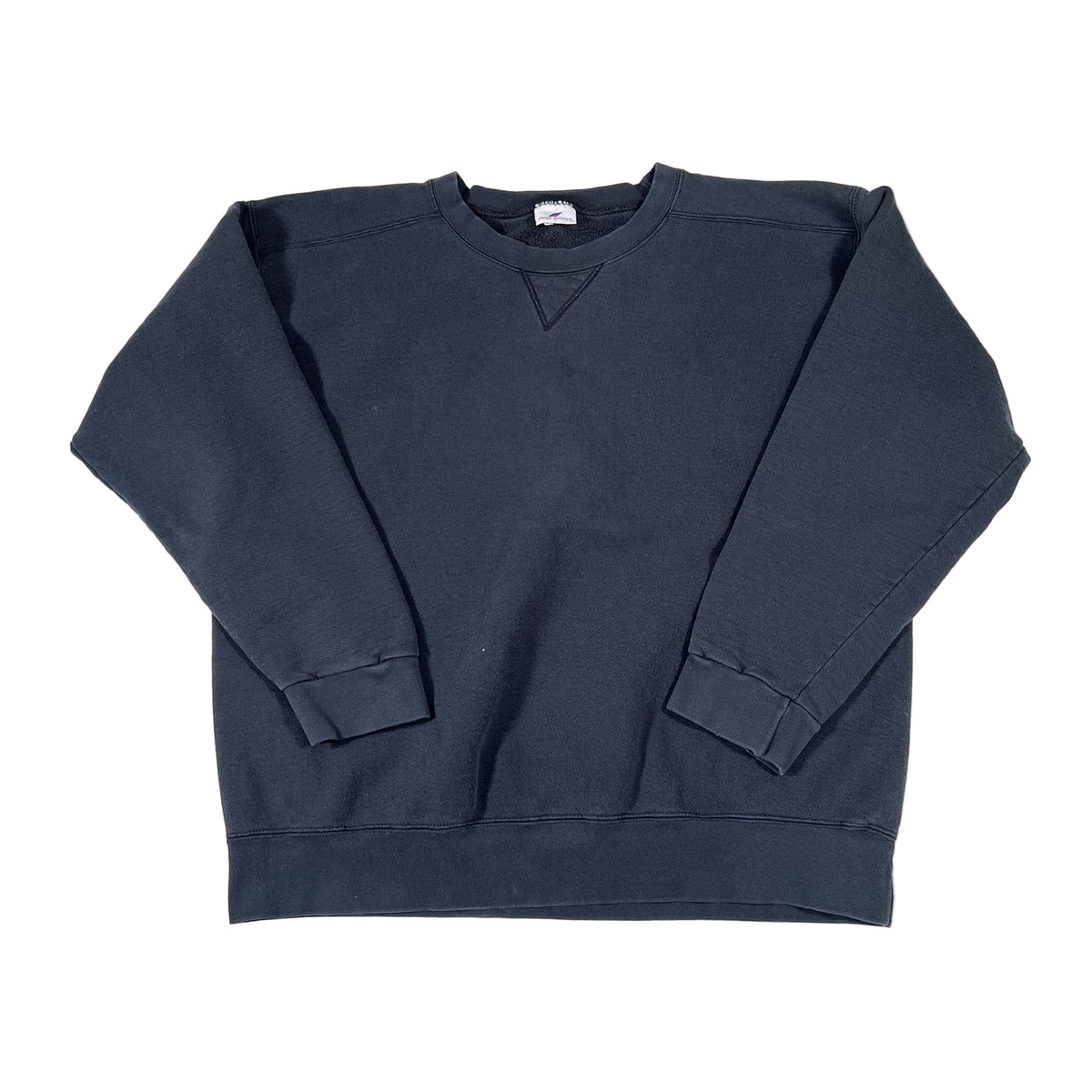 Vintage 90's Pro Spirit Black Blank Crewneck Sweatshirt – CobbleStore ...