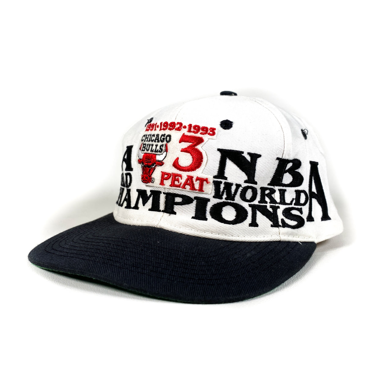 Vintage 1993 Chicago Bulls 3 Peat Logo 7 Hat – CobbleStore Vintage