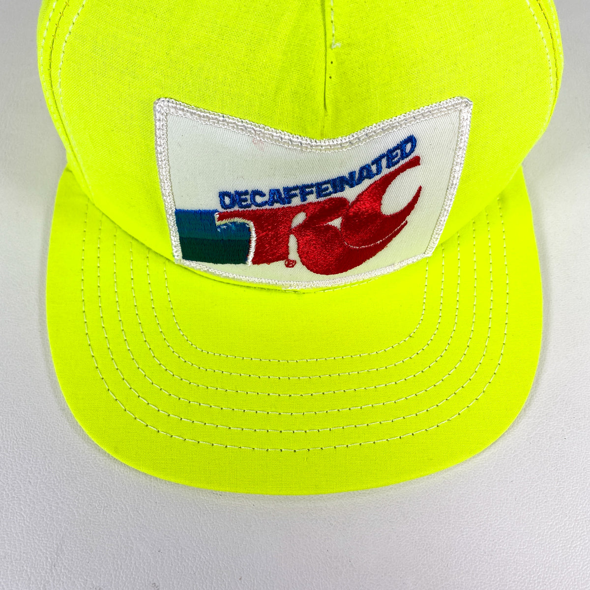Vintage 90's RC Cola Decaffeinated Soda Beverage Green Made in USA Hat ...
