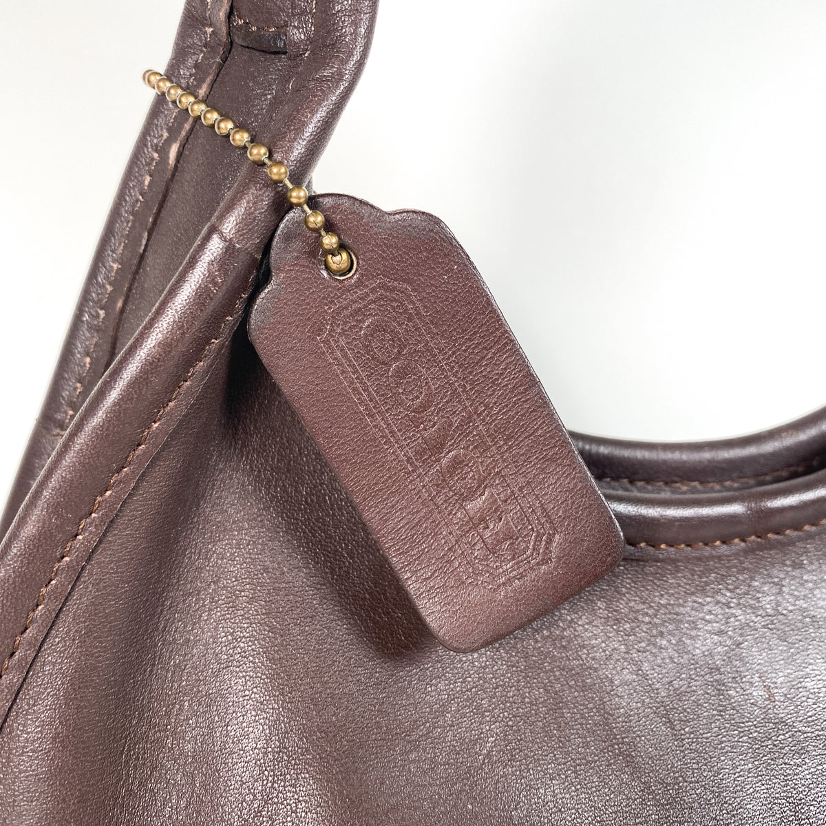 Vintage 90's Coach Brown Leather Ergo Legacy 9027 Shoulder Bag Purse ...
