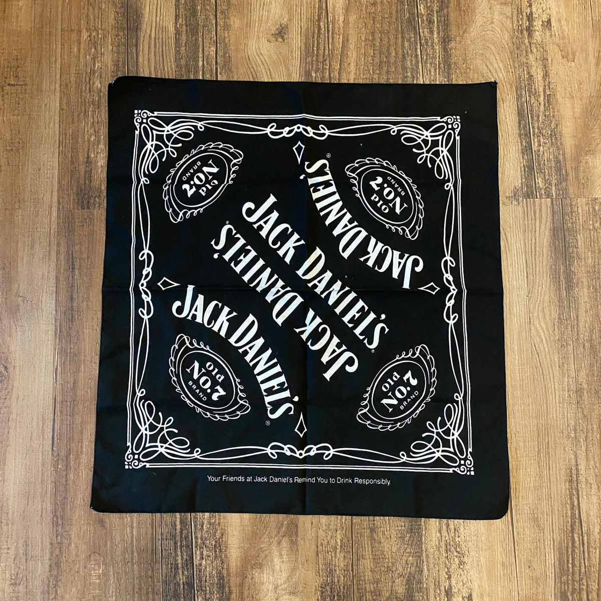 Vintage 80's Jack Daniel's Bandana – CobbleStore Vintage